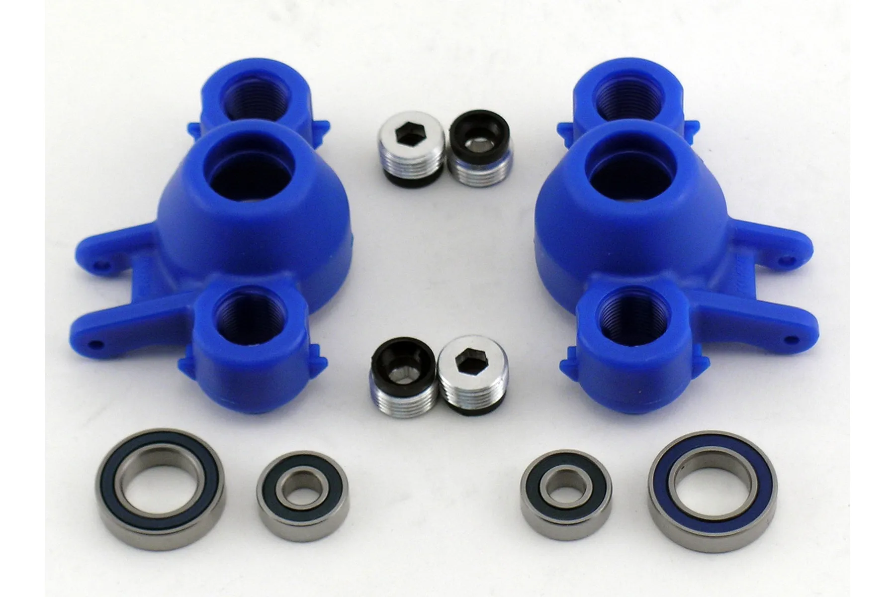RPM Blue T/E-Maxx/Revo Steering Hub Set