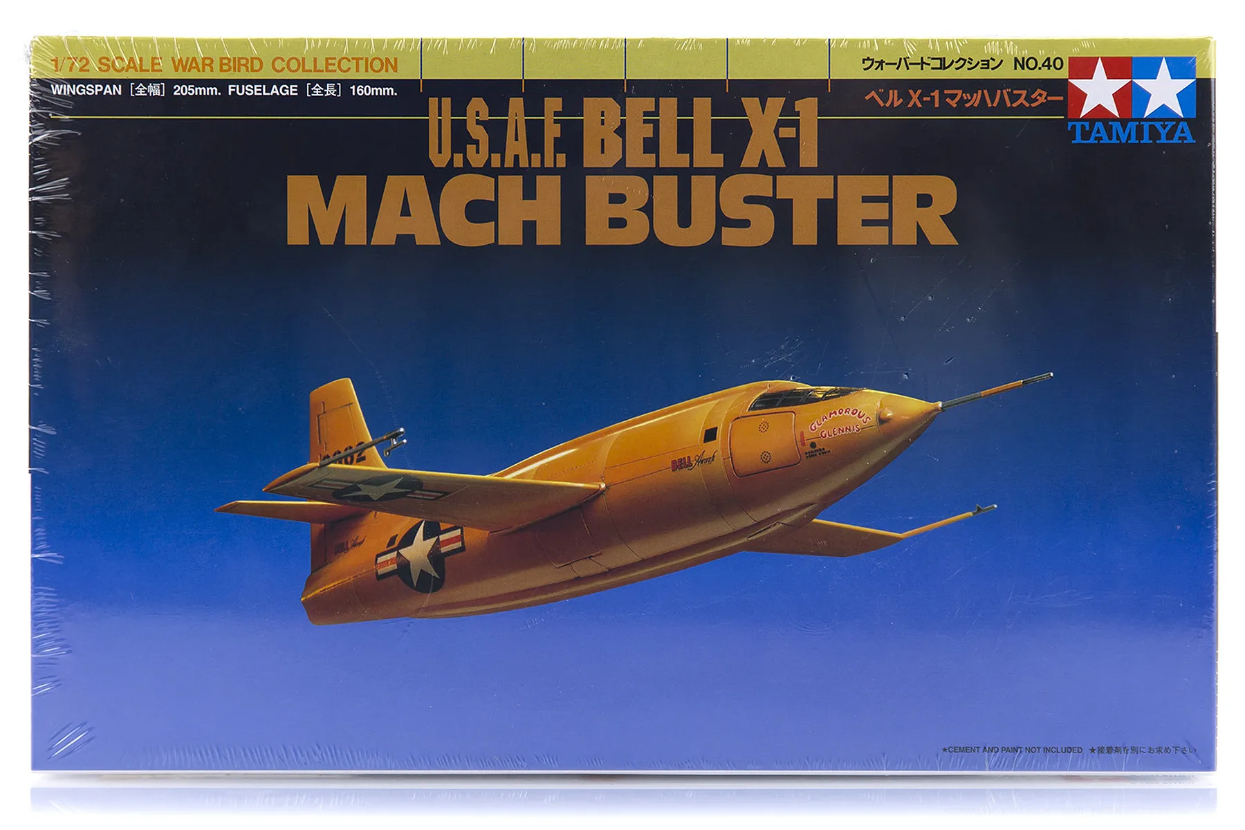 Tamiya 1/72 U.S.A.F. Bell X-1 Mach Buster Scaled Plastic Model Kit