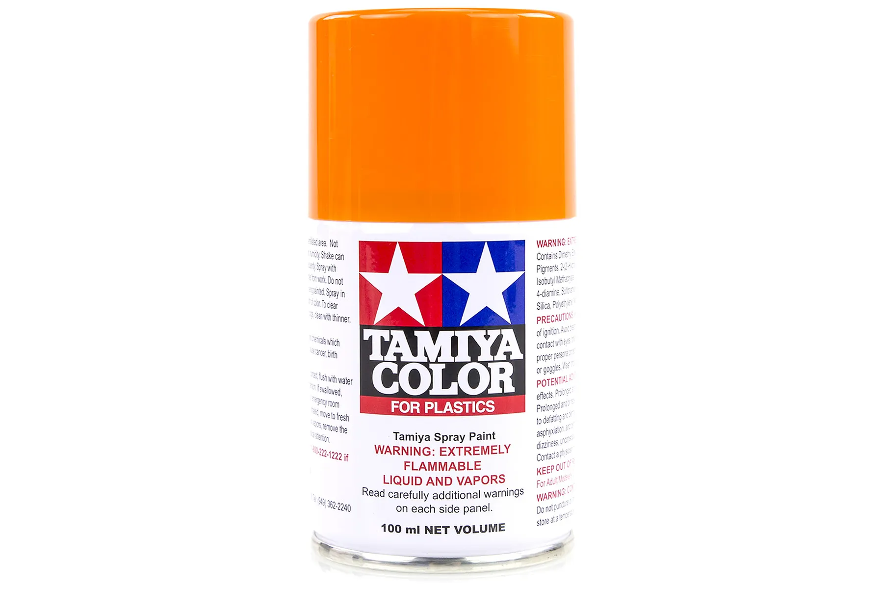 Tamiya TS-98 Pure Orange Lacquer Spray Paint 100ml