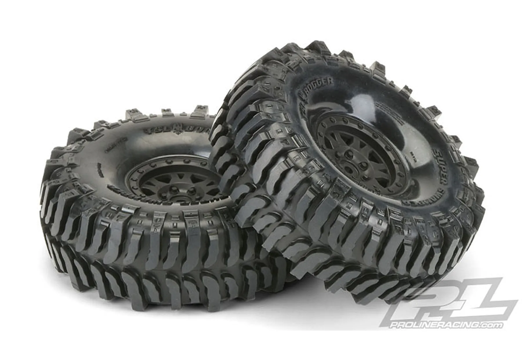 Pro-Line 1.9" Interco Bogger G8 Rock Crawler Tyres On Black Impulse ...