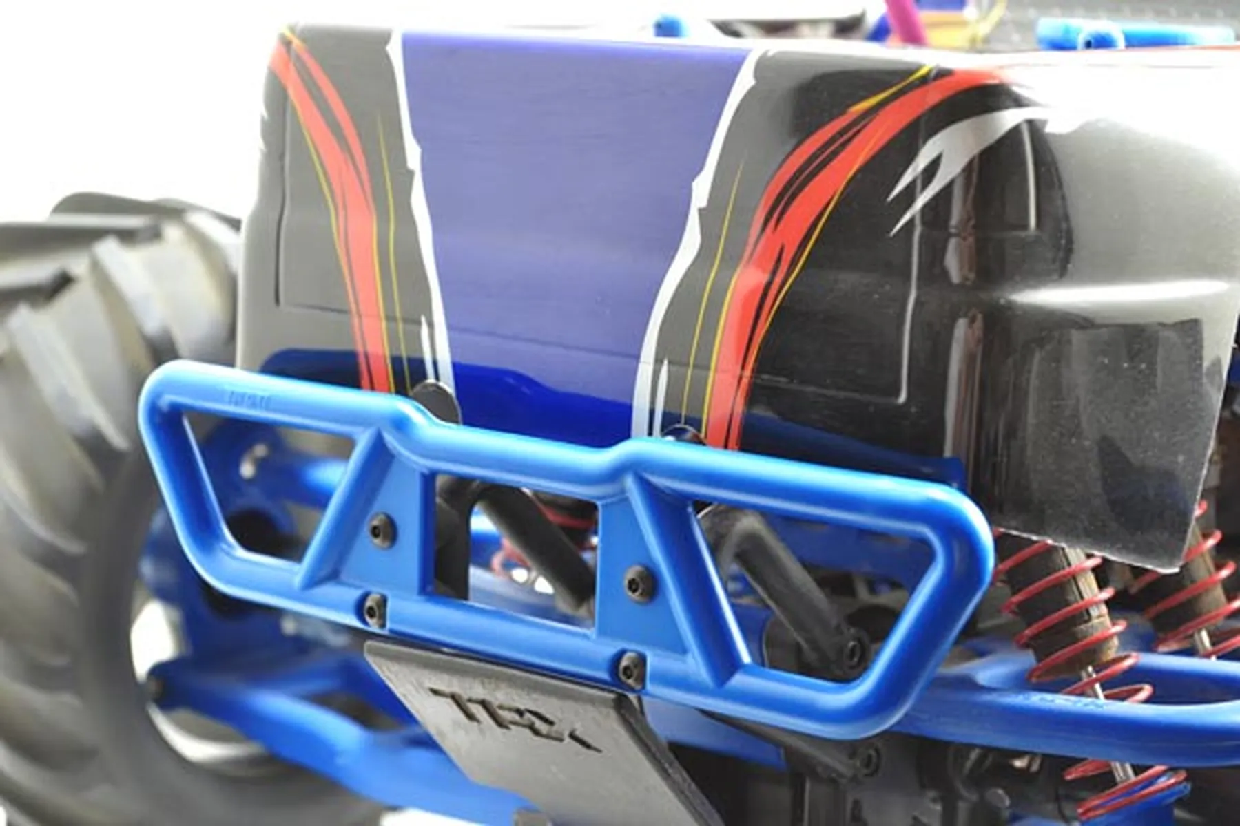 RPM Blue T/E-Maxx Rear Bumper