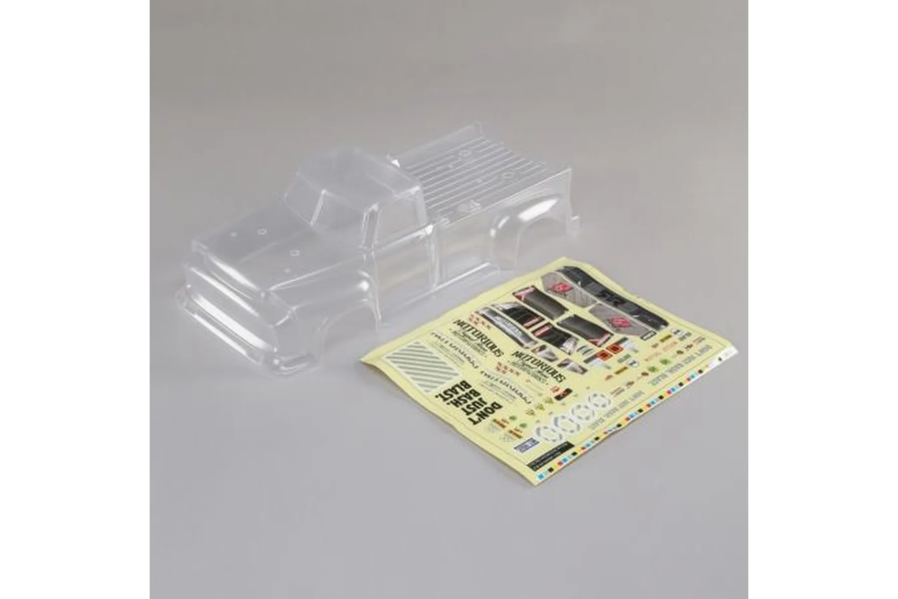 ARRMA 1/8 NOTORIOUS Clear Unpainted Body Shell