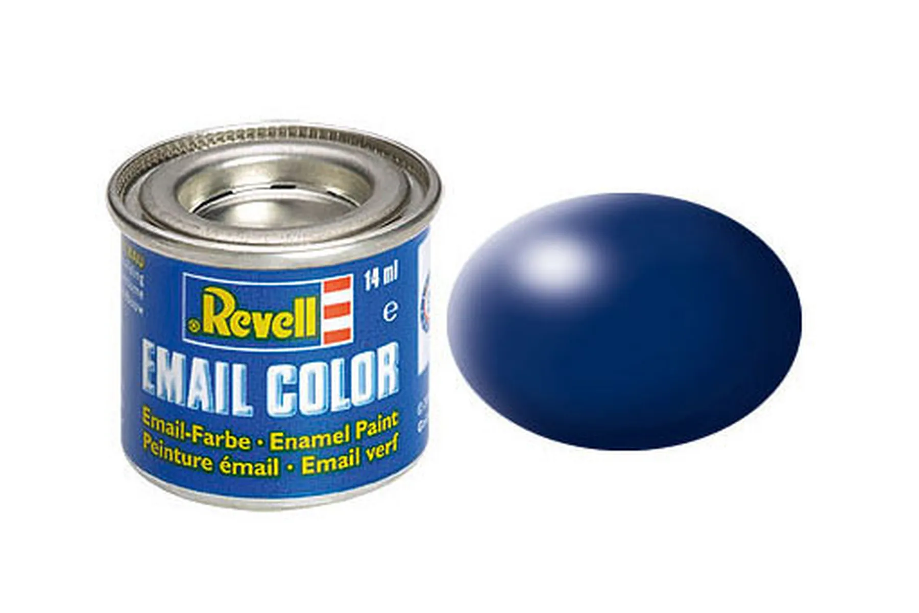 Revell 350 Silk Dark Blue Enamel Paint 14ml