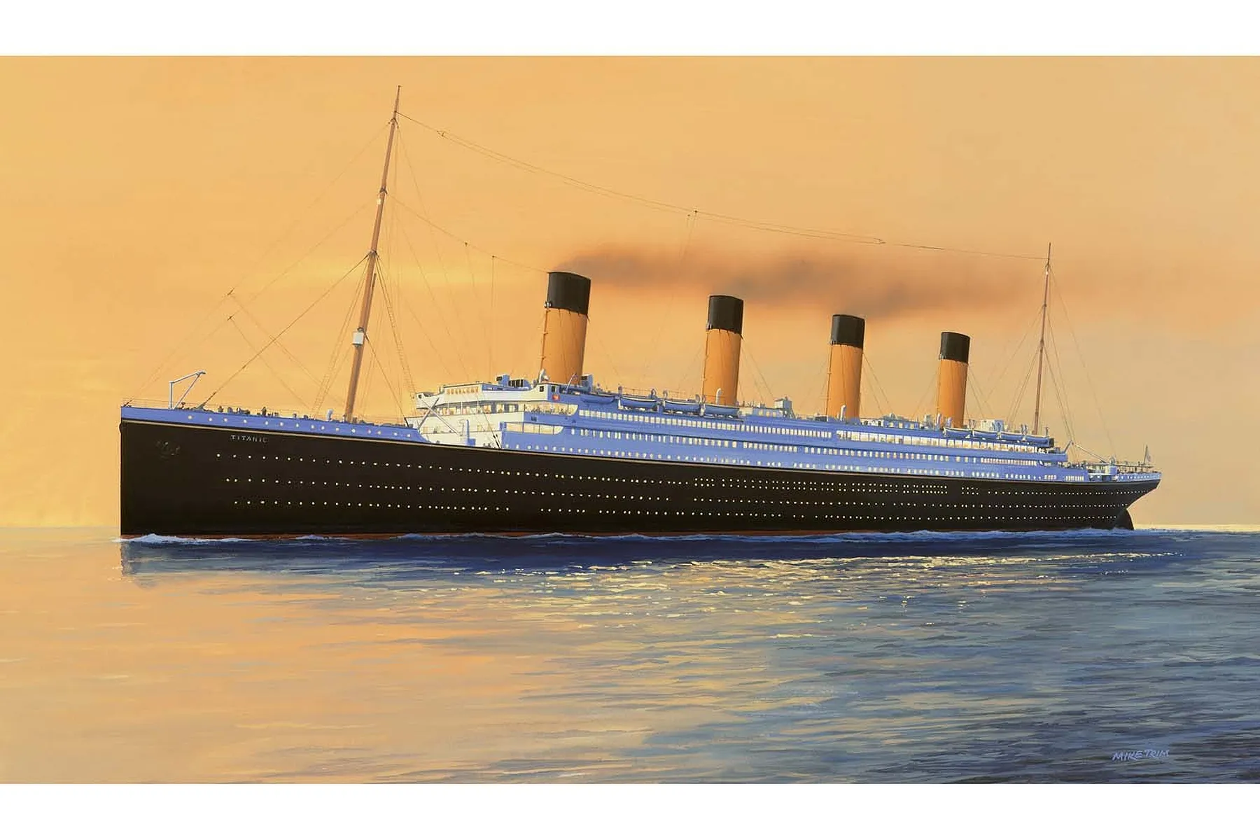Airfix 1/700 RMS Titanic Ship Scaled Plastic Model Kit