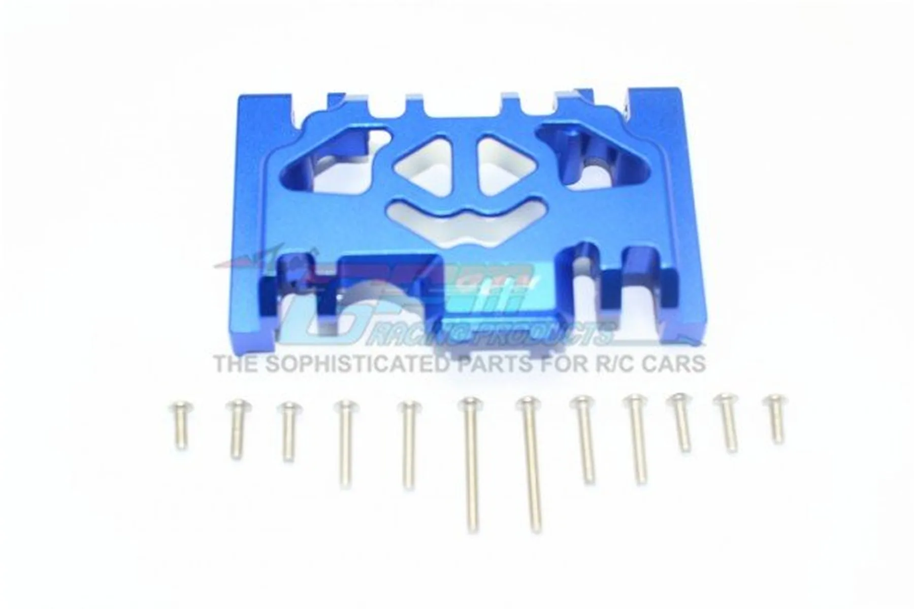 GPM Aluminium Gearbox Skid Plate - Blue