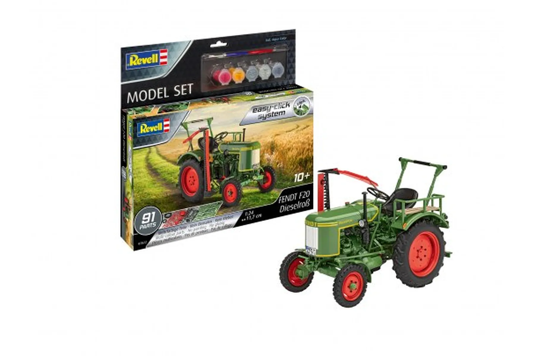 Revell 1/24 Fendt F20 Dieselross Tractor Scale Model Kit