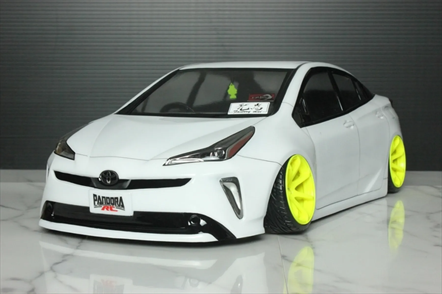 Pandora RC 1/10 Toyota Prius ZVW50 Unpainted Body Shell w/ Decal Sheet