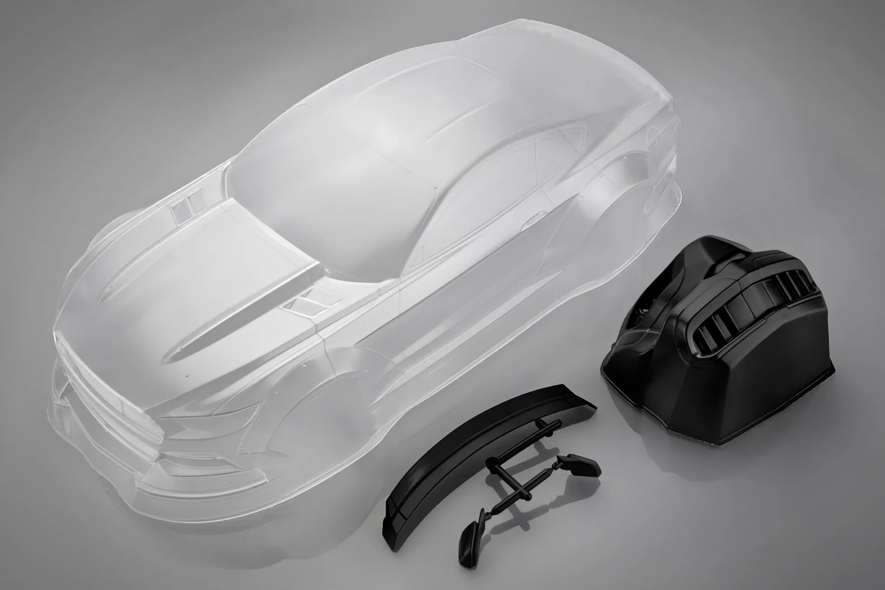 MST 1/10 LBMT Unpainted Body Shell - Clear