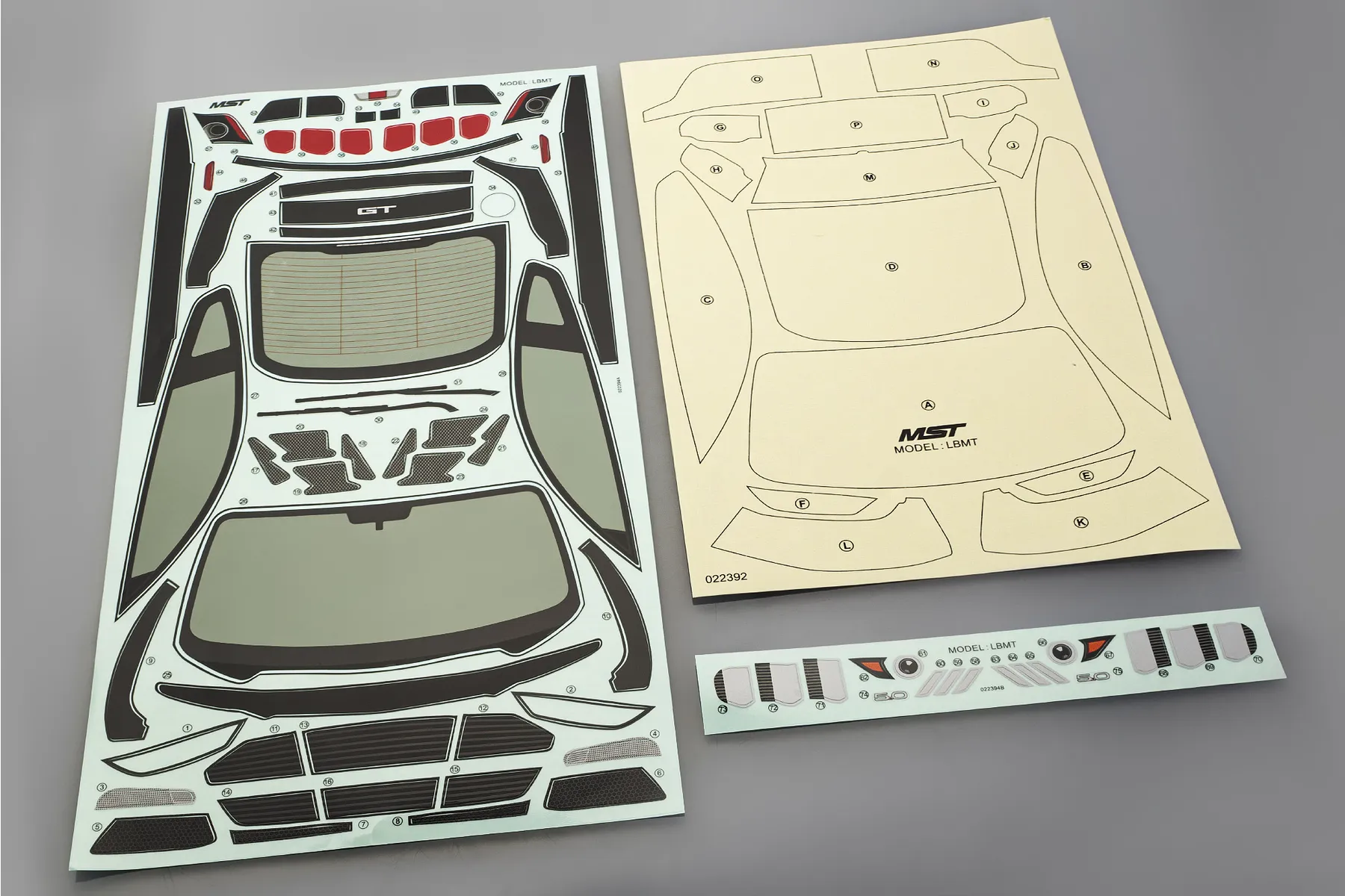 MST 1/10 LBMT Unpainted Body Shell - Clear