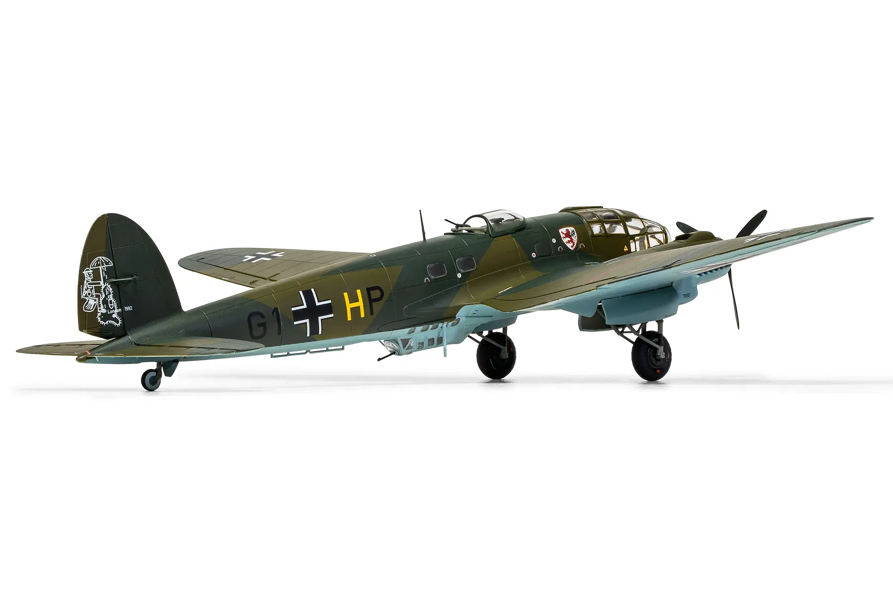 Airfix 1/72 Heinkel He111 P-2 Bomber Scaled Plastic Model Kit