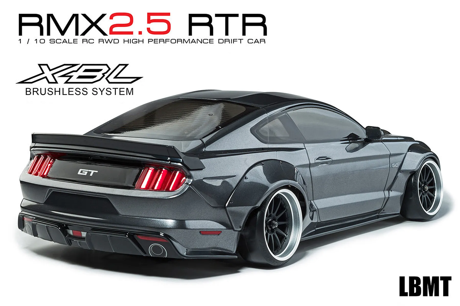 MST RMX 2.5 LBMT RC Drift Car Electric Brushless RWD 1/10 Scale RTR - Grey
