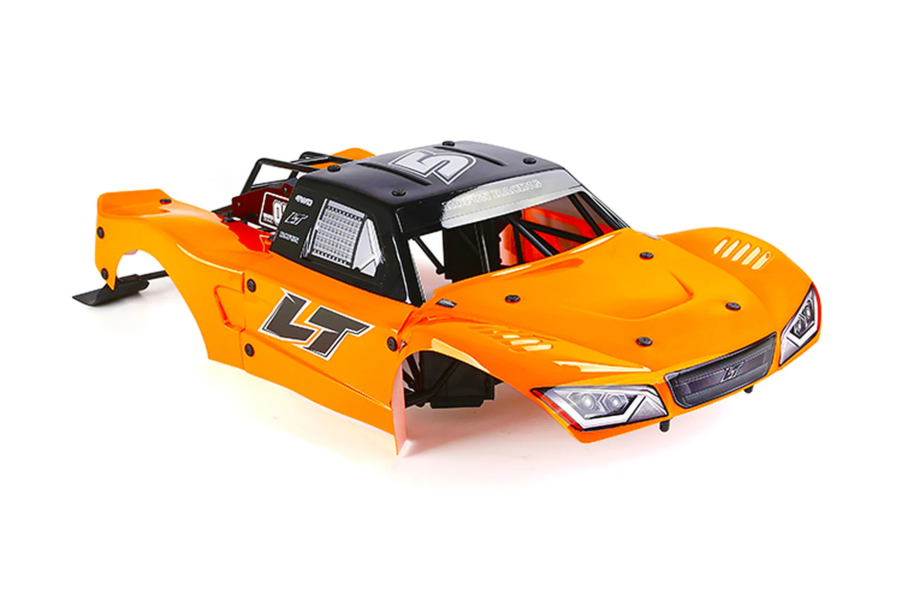 Rovan 1/5 Short Course Body Shell w/ Roll Cage Set - Orange