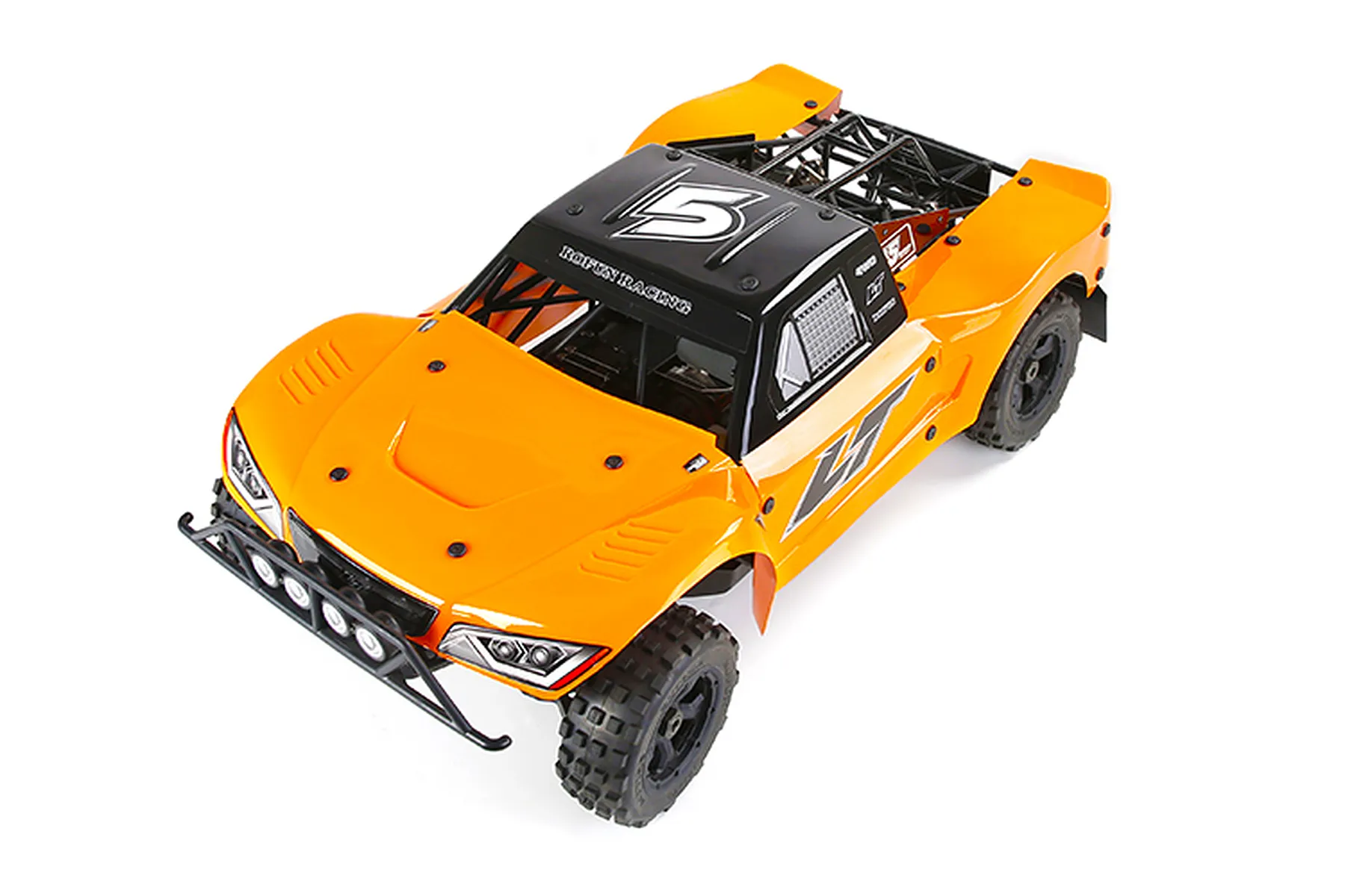 Rovan 1/5 Short Course Body Shell w/ Roll Cage Set - Orange