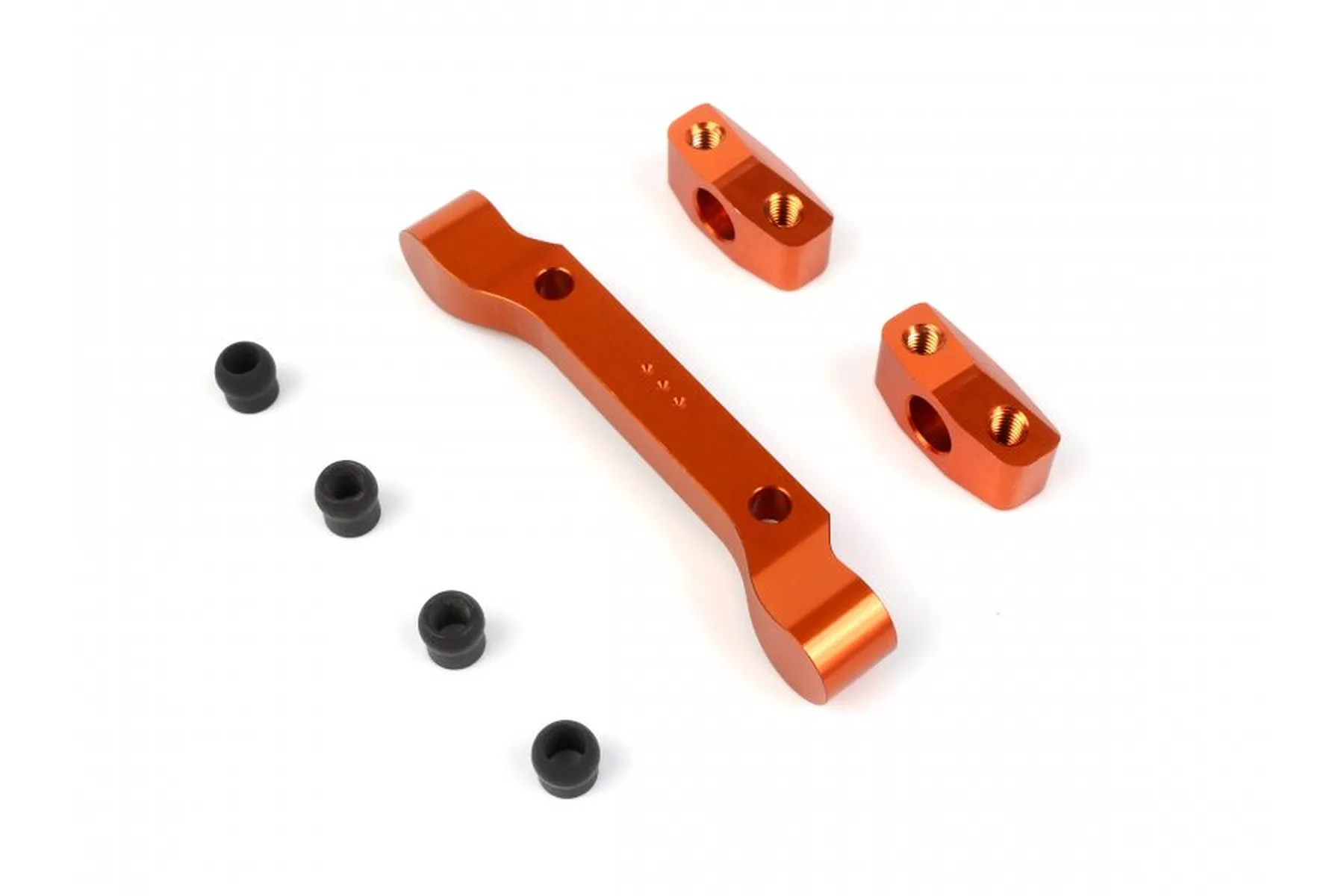 HPI Orange Aluminium 3Deg Rear Hinge Pin Brace