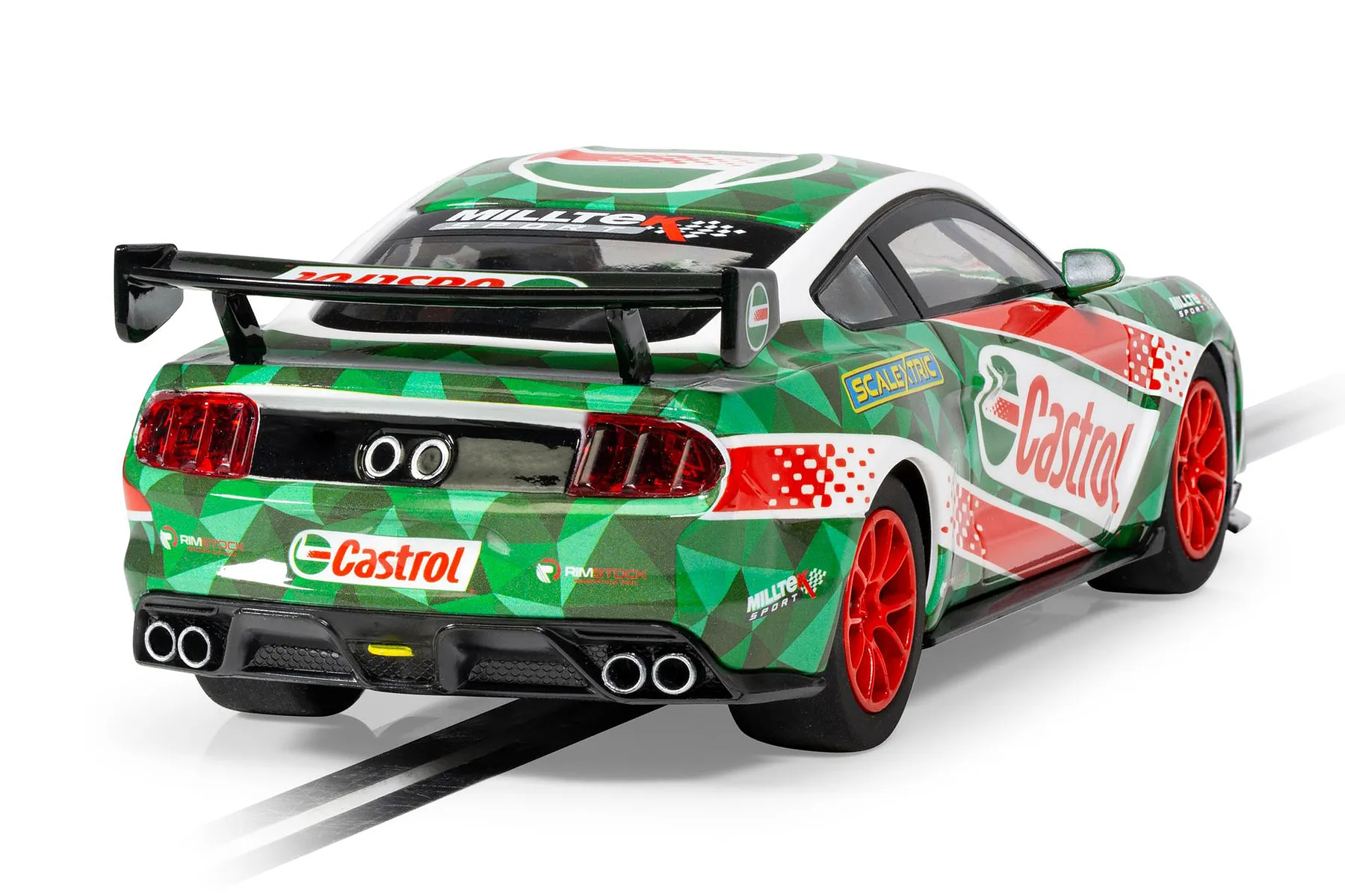 Scalextric 1/32 Ford Mustang GT4 'Castrol Drift Car' Slot Car