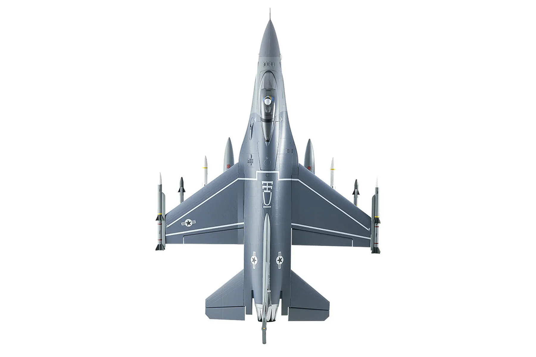 FMS RC Plane F-16 Fighting Falcon 740mm PNP - Battlefield Grey