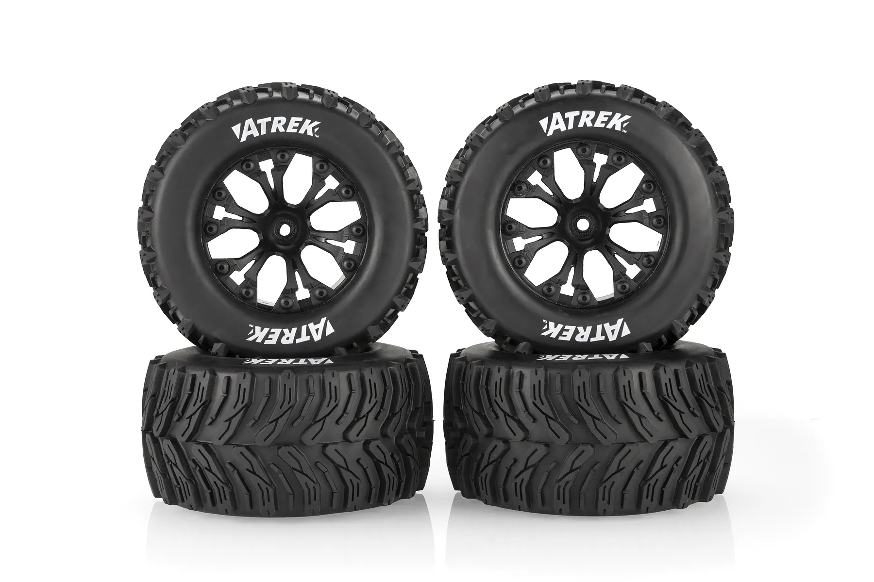 Atrek Ambush Pro RC Monster Truck Electric Brushless 2WD 1/10 Scale RT ...