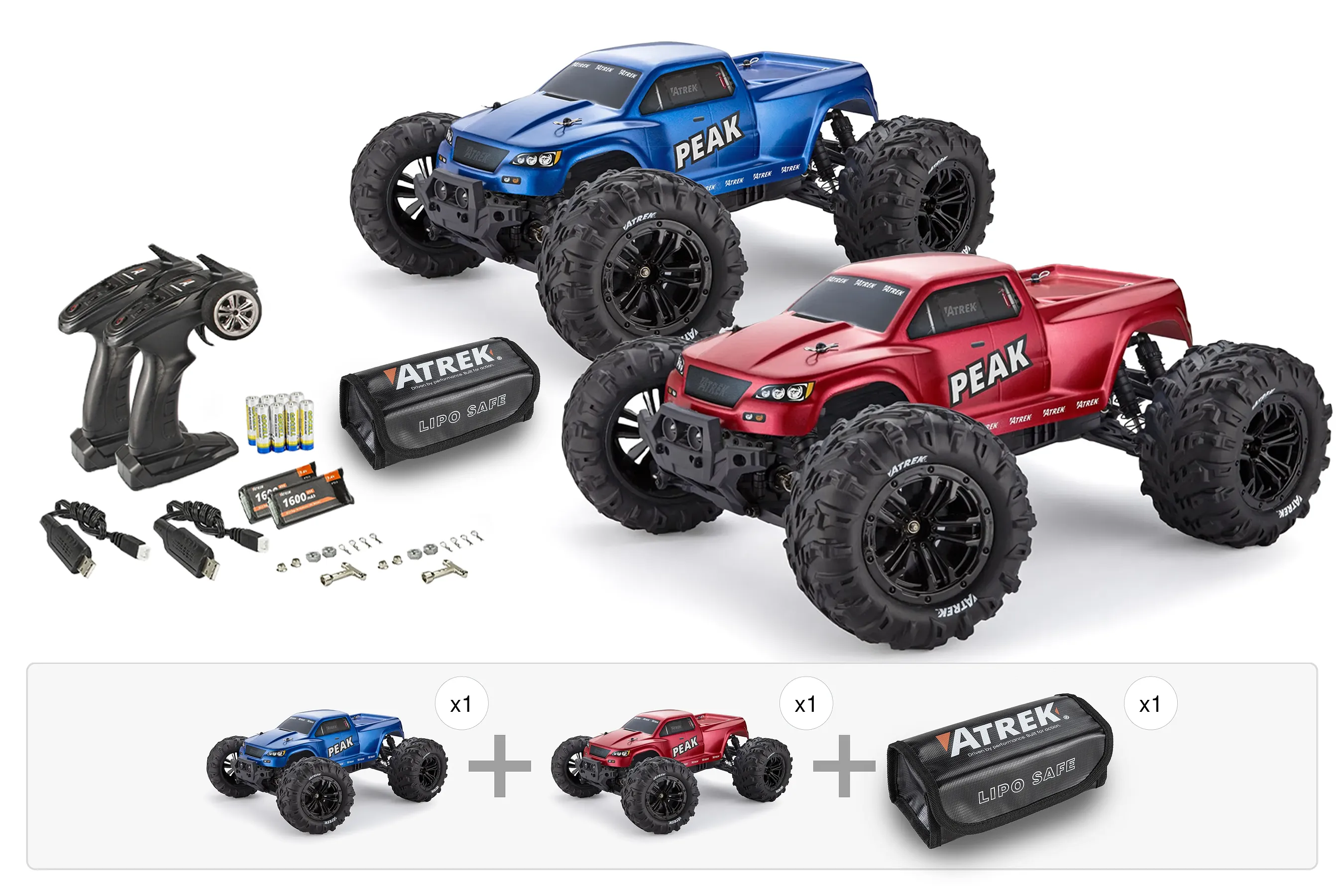 Atrek Peak RC Monster Truck - Team Pack