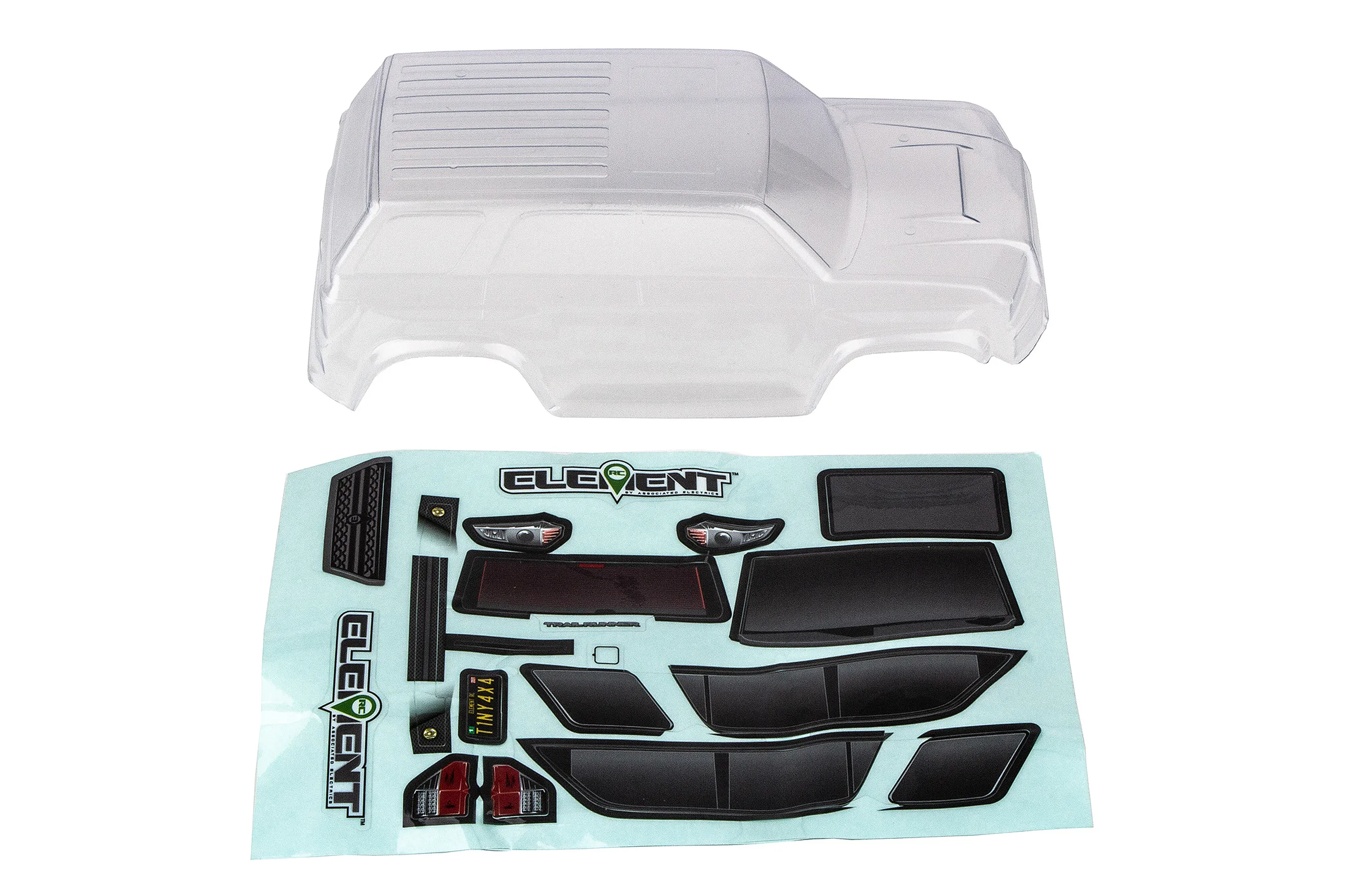 Element RC 1/24 Enduro 24 Trailrunner Unpainted Body Shell - Clear