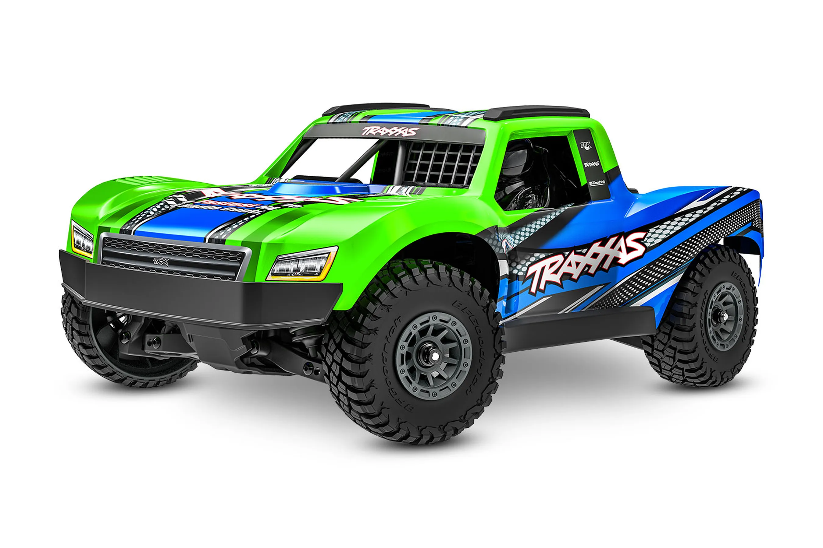 Traxxas Mini Slash 4X4 BL2S RC Short Course Truck Electric Brushless ...
