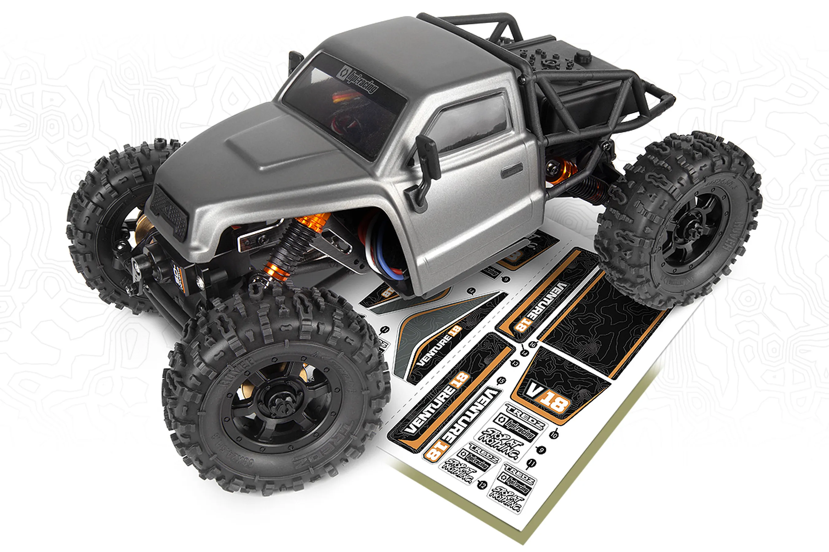 HPI Venture18 CC Flux RC Rock Crawler Electric Brushless 4WD 1/18 Scale ...