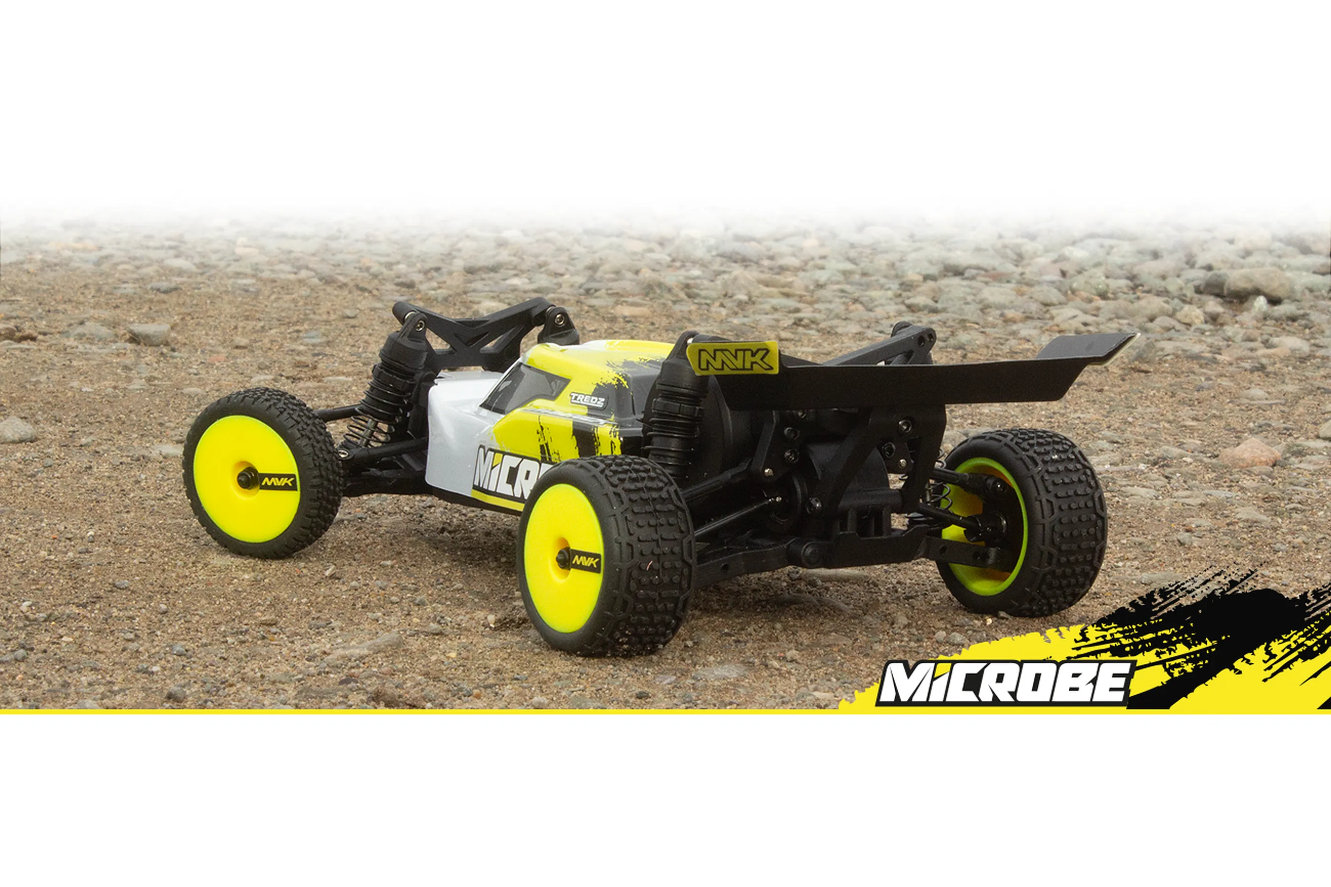 Maverick MiCROBE RC Buggy Electric 2WD 1/24 Scale RTR - Yellow