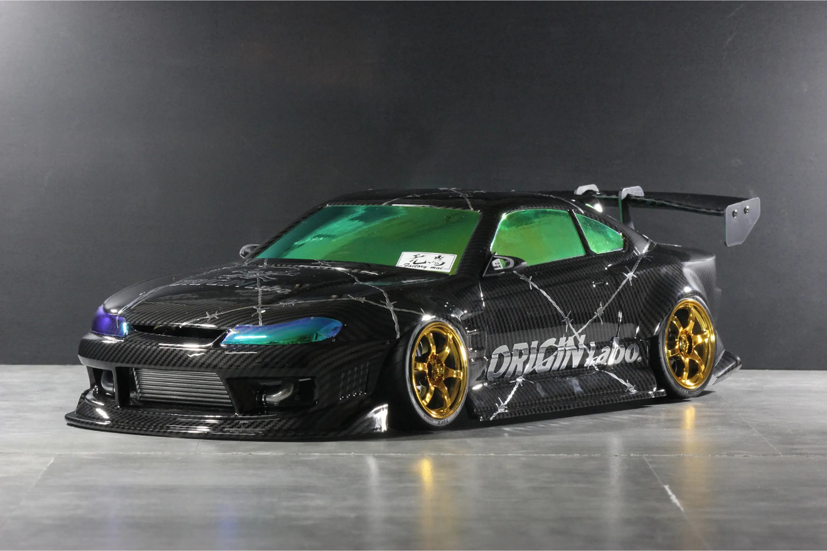 Pandora RC 1/10 Nissan S15 Silvia Raijin Thunder God Unpainted Body ...