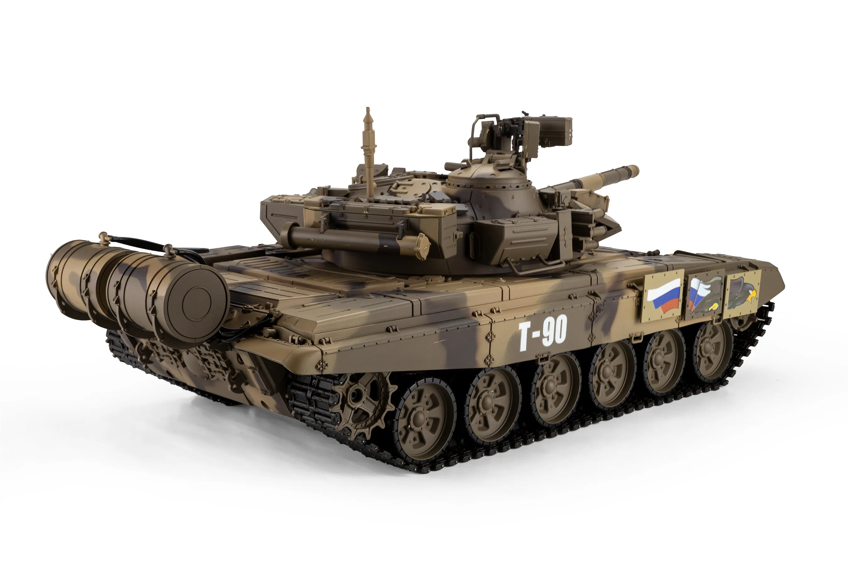 Heng Long Russian T-90 RC Tank Electric Tracked 1/16 Scale RTR