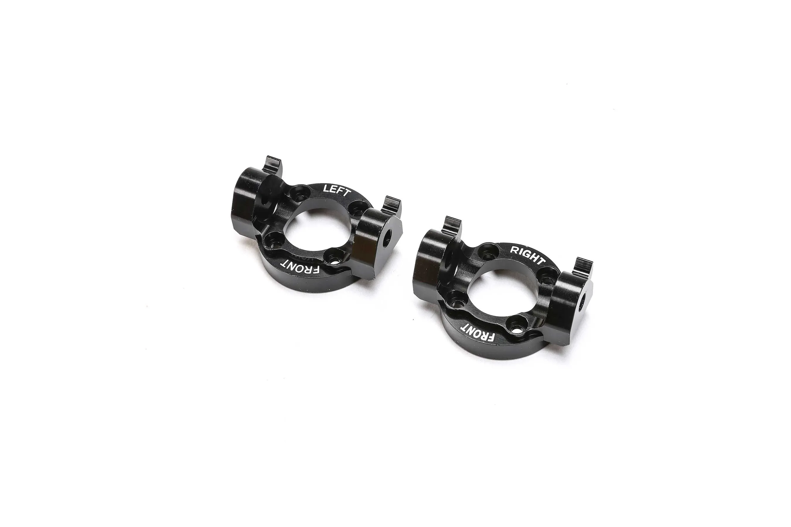 Losi Black Aluminium 5 Deg Spindle Carrier Pair, LMT, Tuned LMT