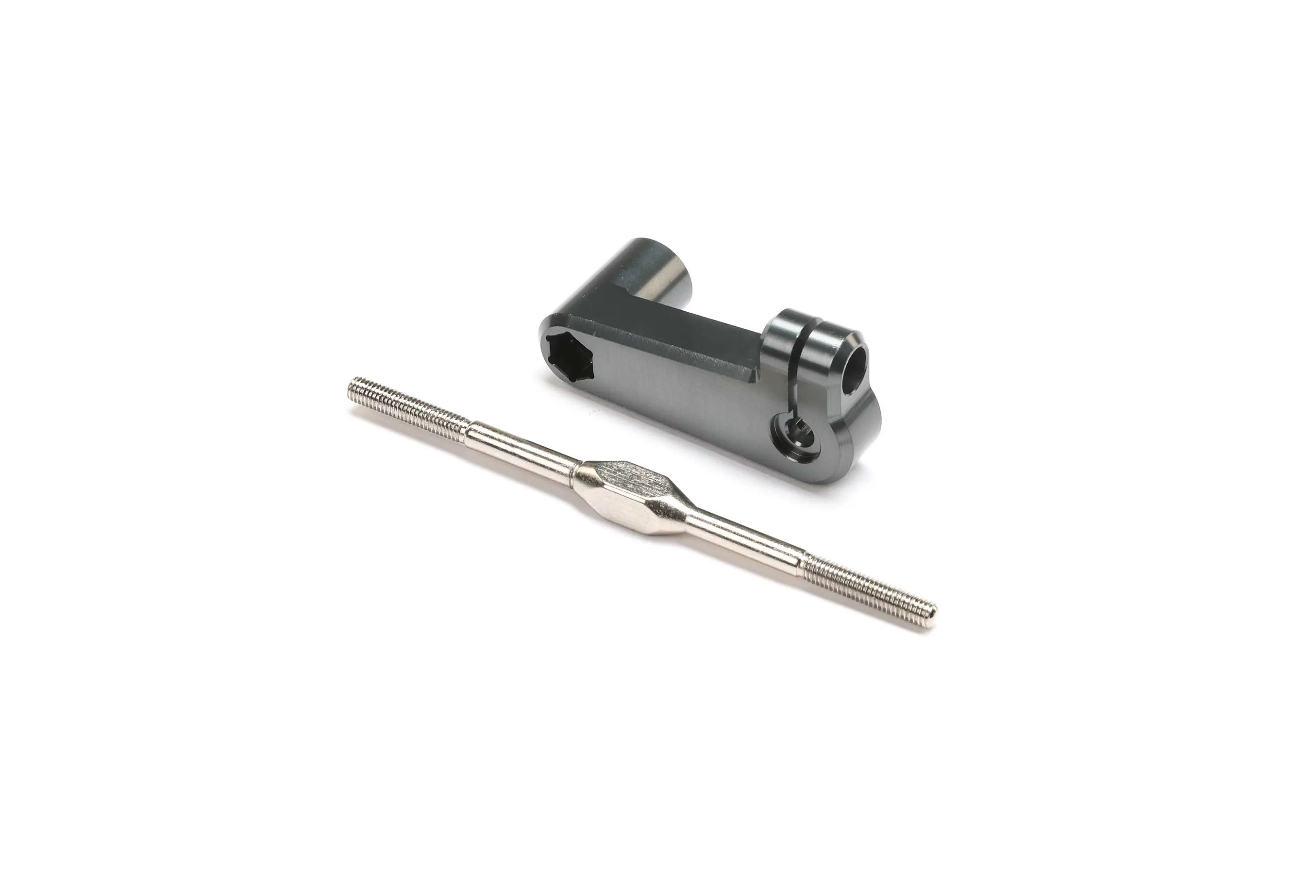 Losi Servo Horn & Steering Link: 8X Super Lasernut
