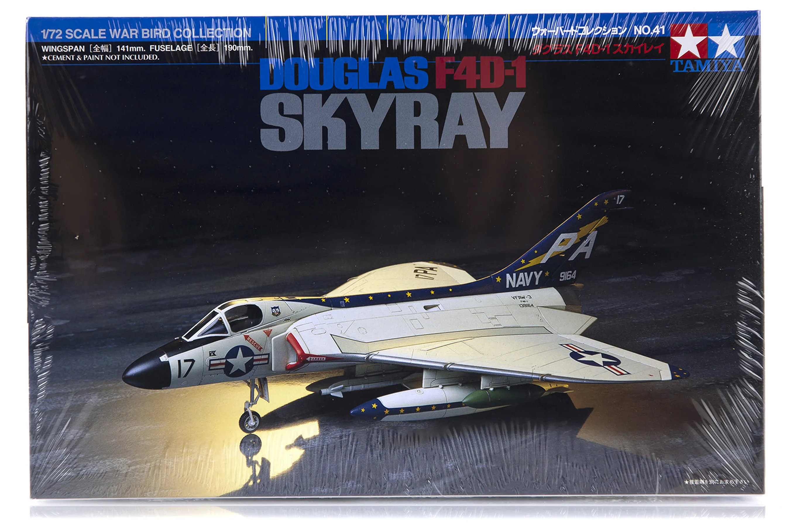 Tamiya 1/72 Douglas F4D-1 Skyray Jet Scaled Plastic Model Kit