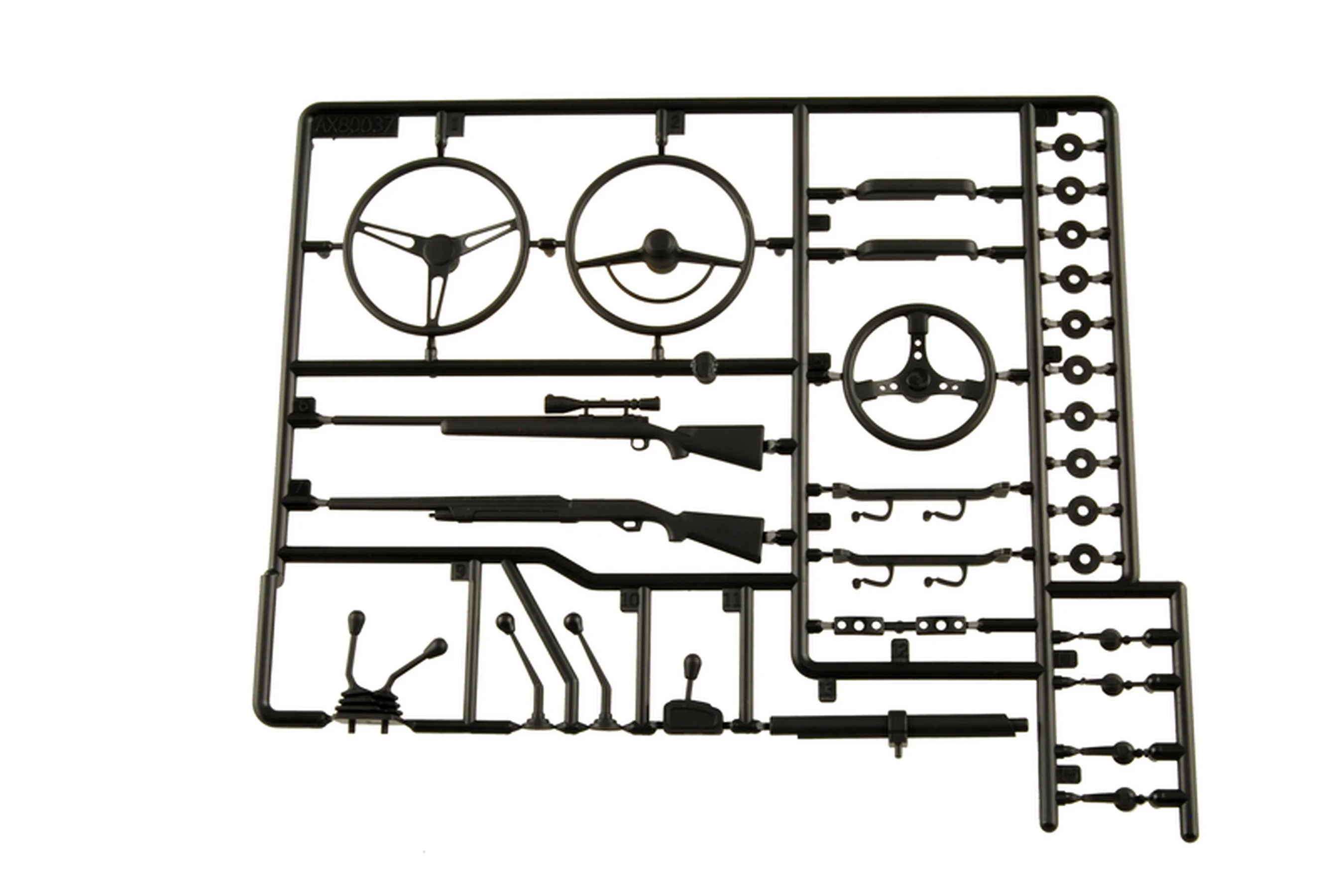 Axial Black Interior Detail Parts Set