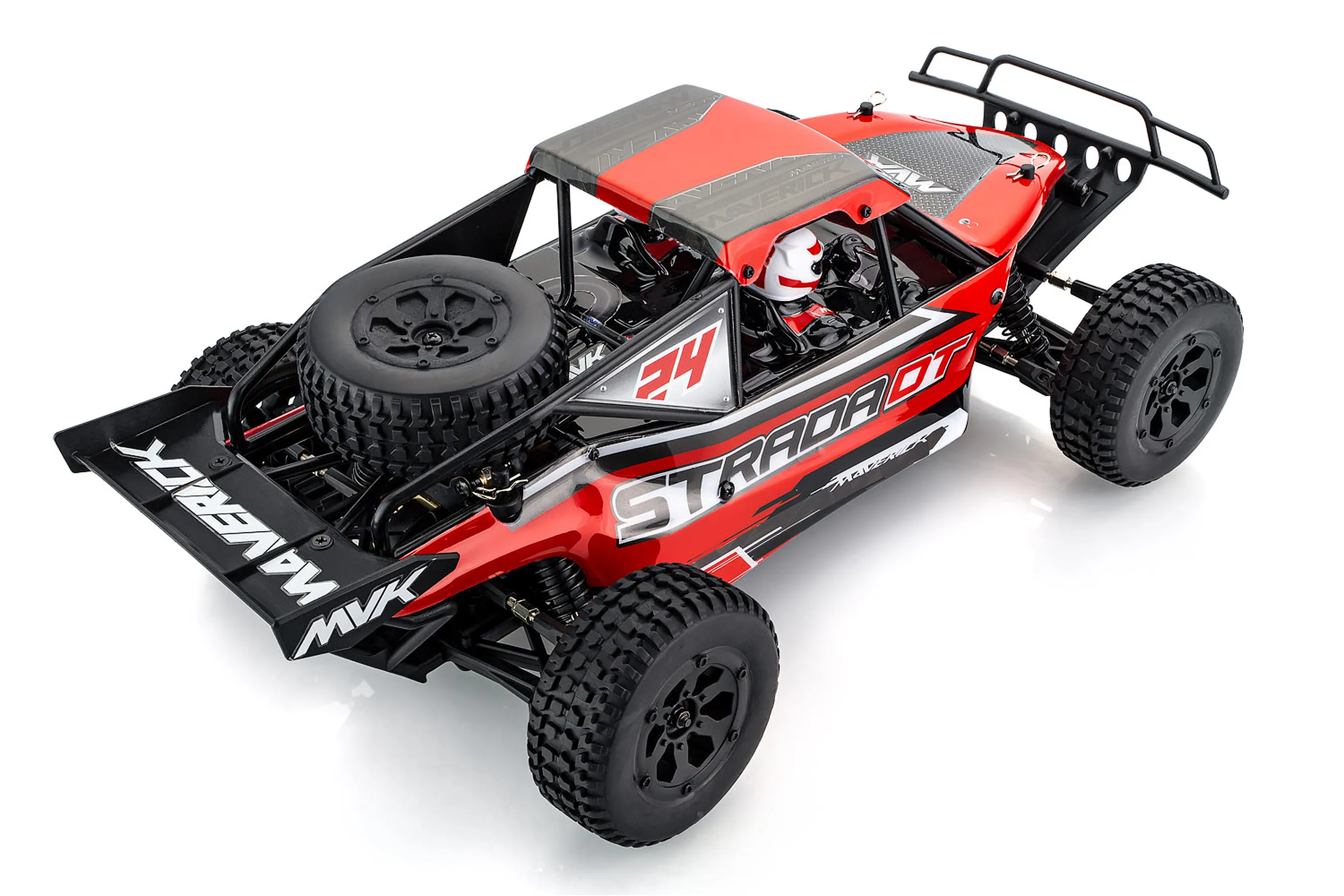Maverick Strada DT RC Truggy Electric Brushless 4WD 1/10 Scale RTR - Red