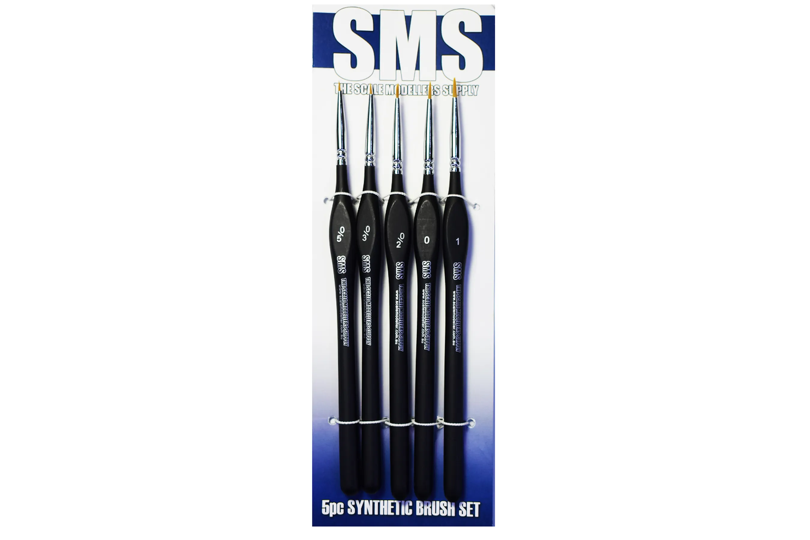 Scale Modellers Supply SMS Synthetic Brush Set