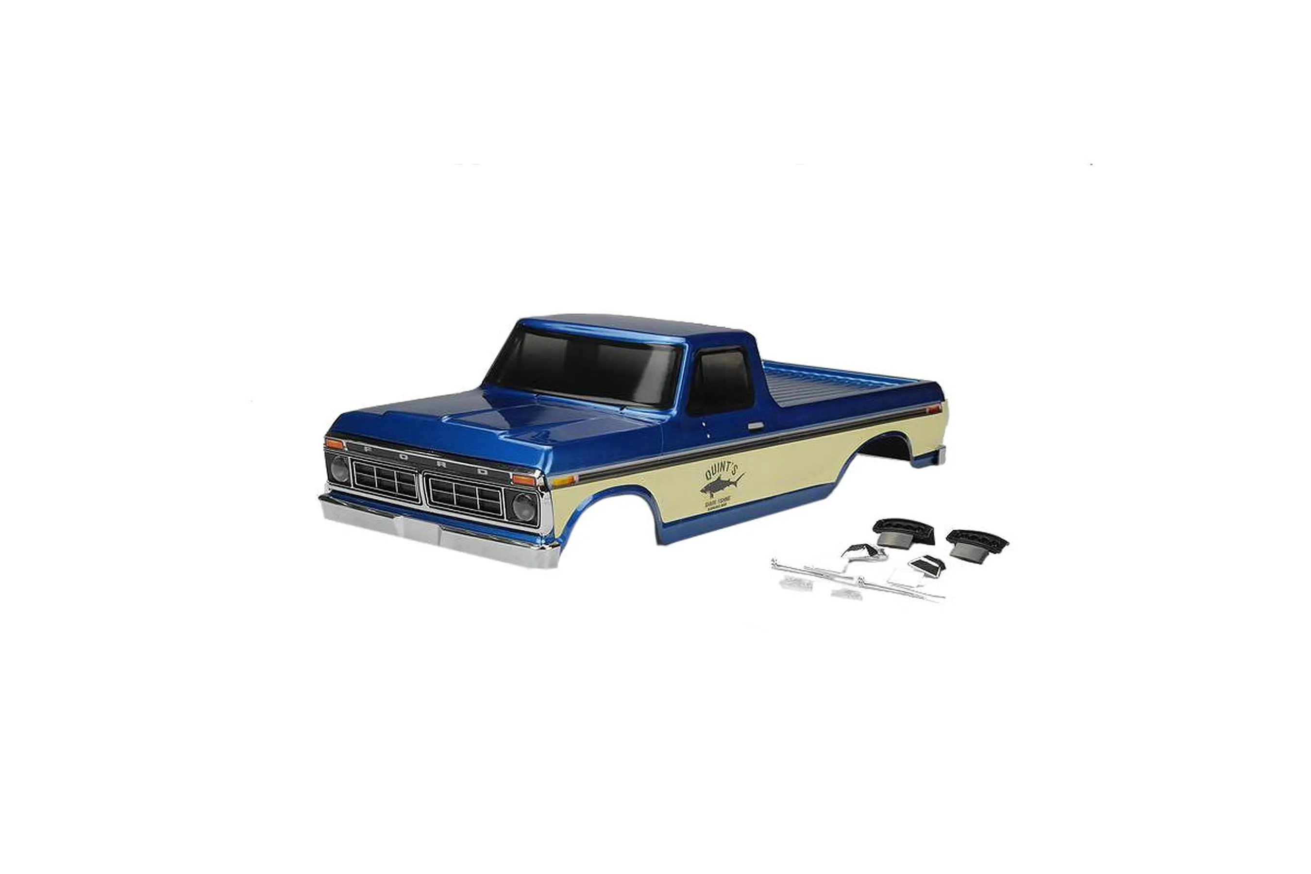Carisma 1/10 SCA-1E 1976 Ford F-150 Painted Body Shell - Blue