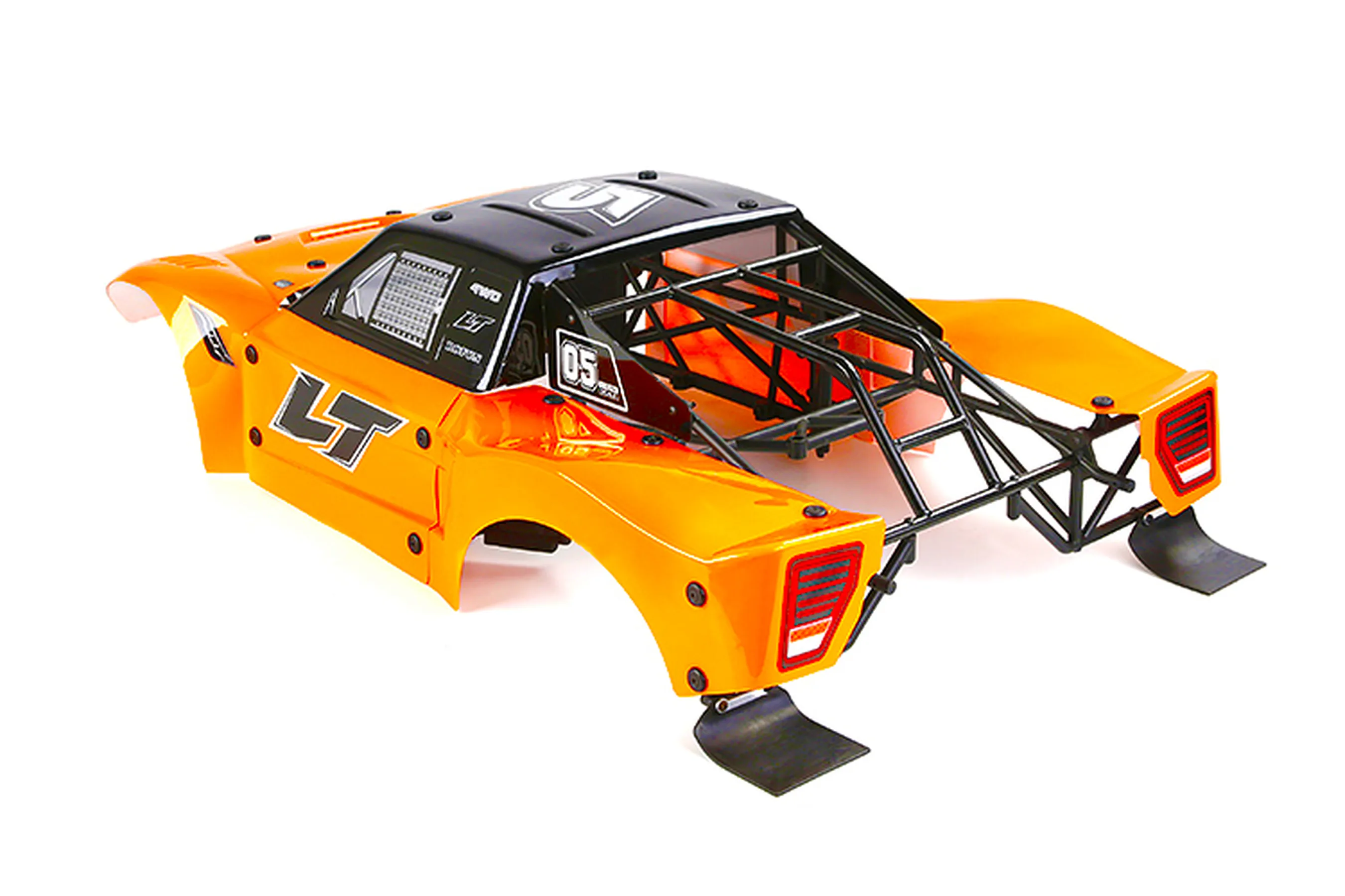 Rovan 1/5 Short Course Body Shell w/ Roll Cage Set - Orange