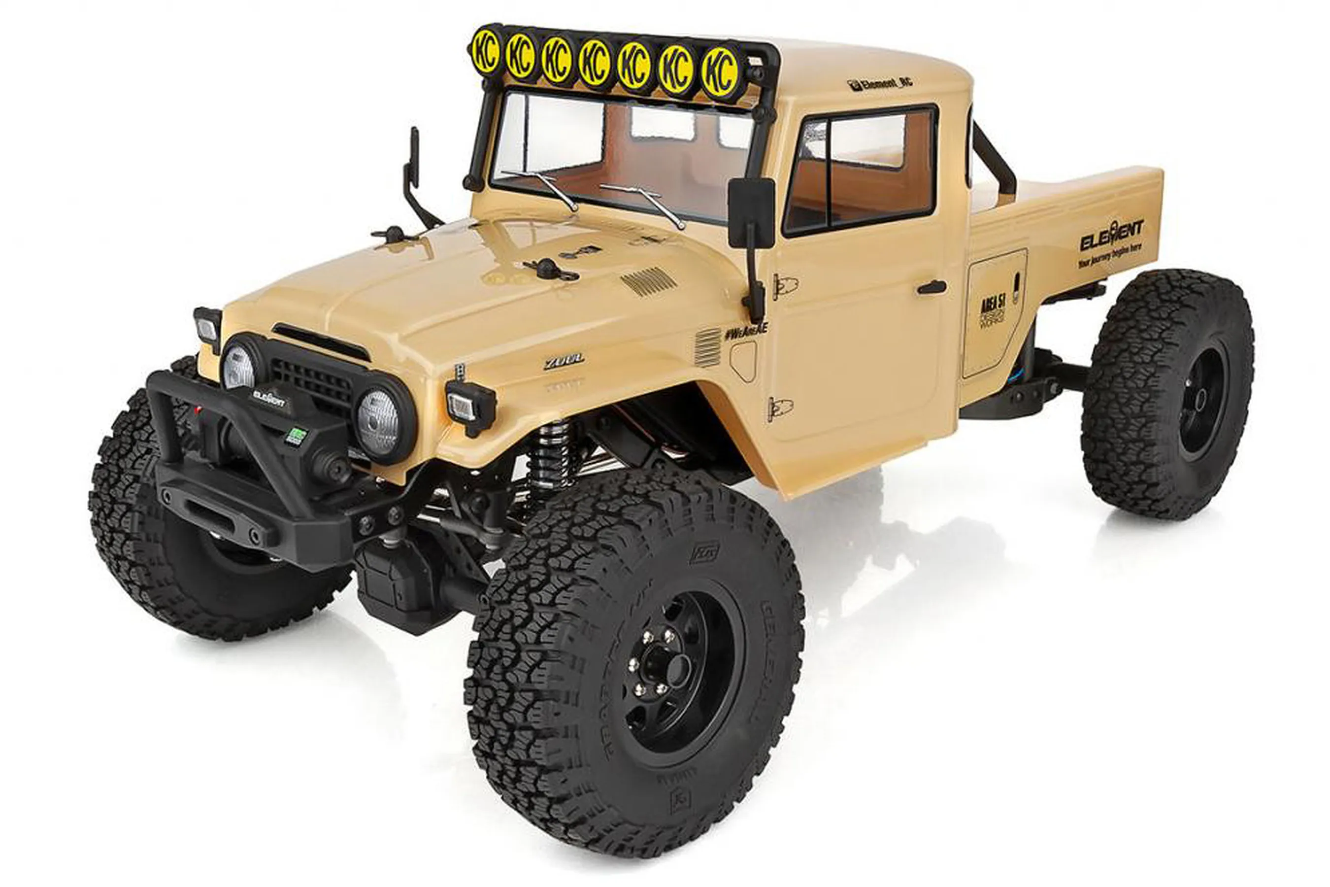 Element RC Enduro Zuul RC Rock Crawler Electric 4WD 1/10 Scale RTR - Tan