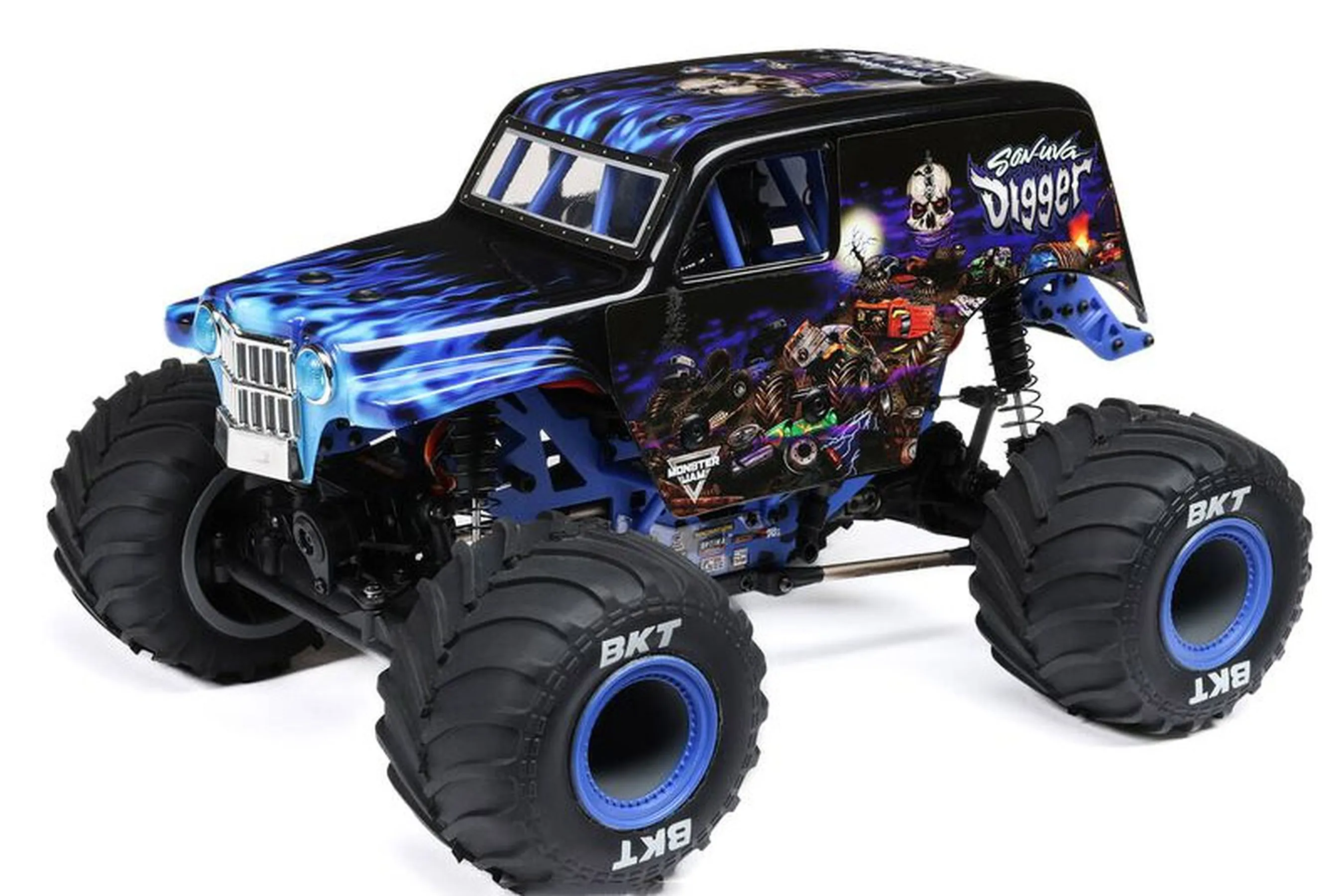 Losi Mini LMT Son Uva Digger RC Monster Truck Electric 4WD 1/18 Scale ...