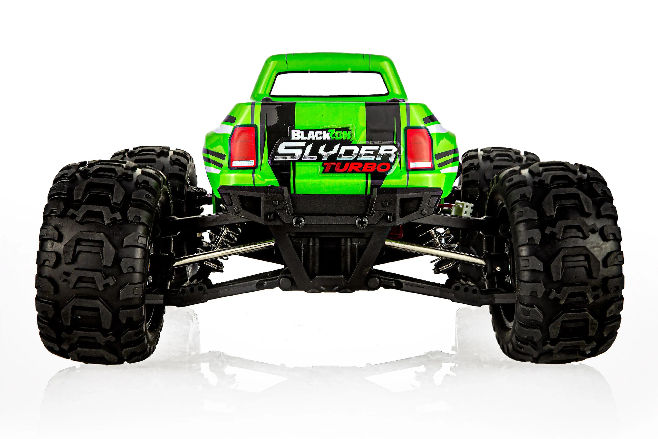 BlackZon Slyder MT Turbo RC Monster Truck Electric Brushless 4WD 1/16 ...