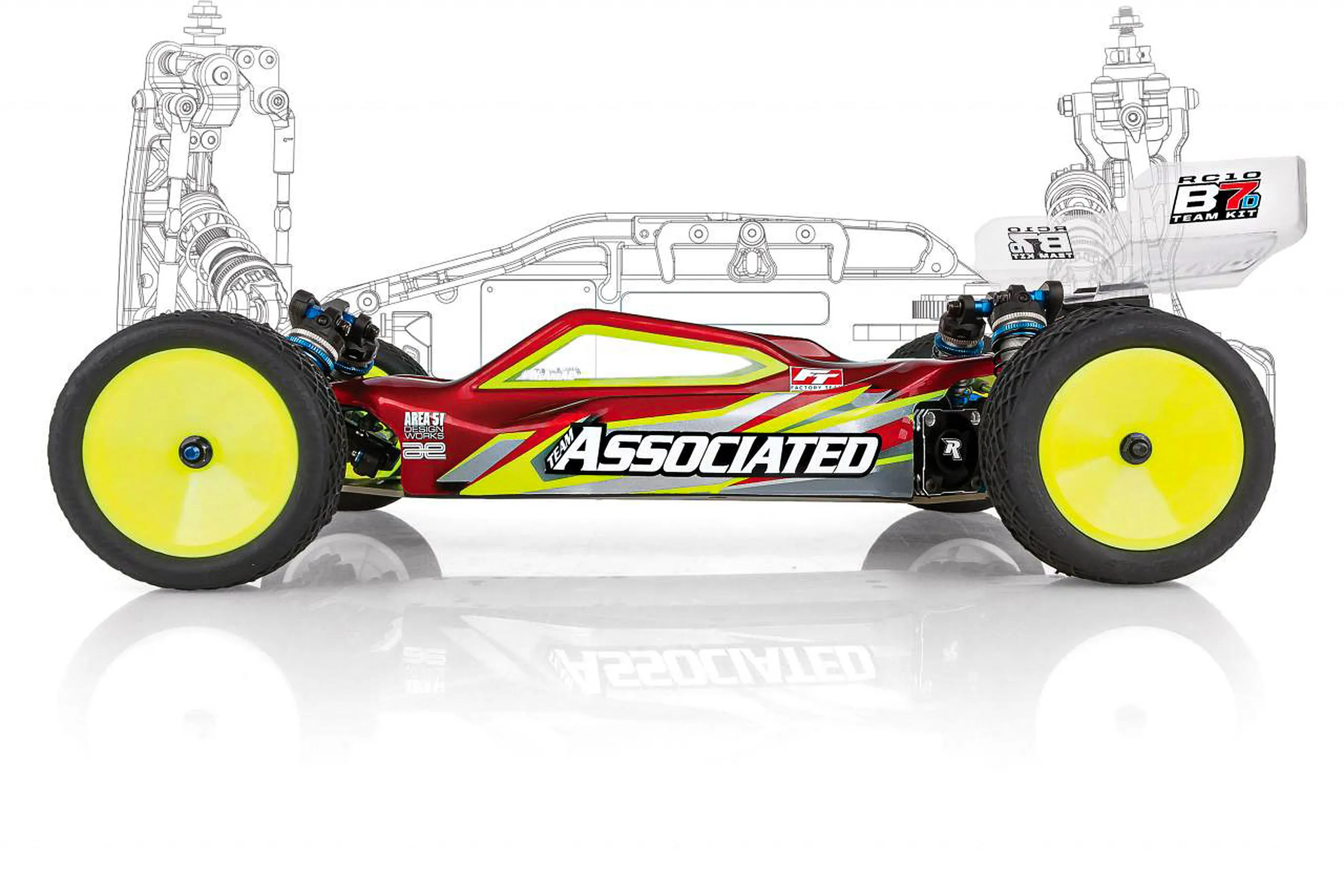 Team Associated RC10 B7D Team Kit RC Buggy Electric 2WD 1/10 Scale Kit
