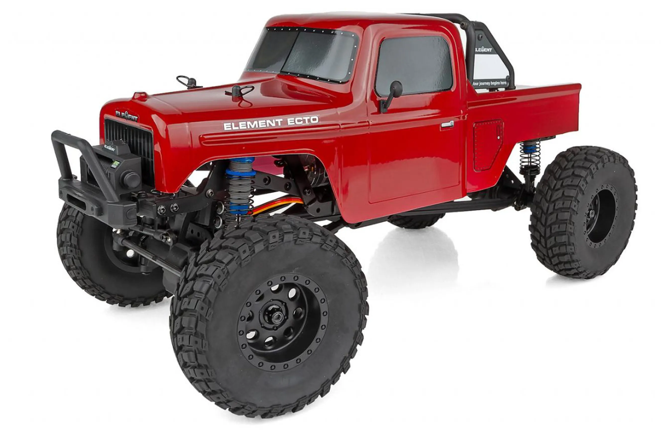 Element RC Enduro12 Ecto RC Rock Crawler Electric 4WD 1/12 Scale RTR - Red