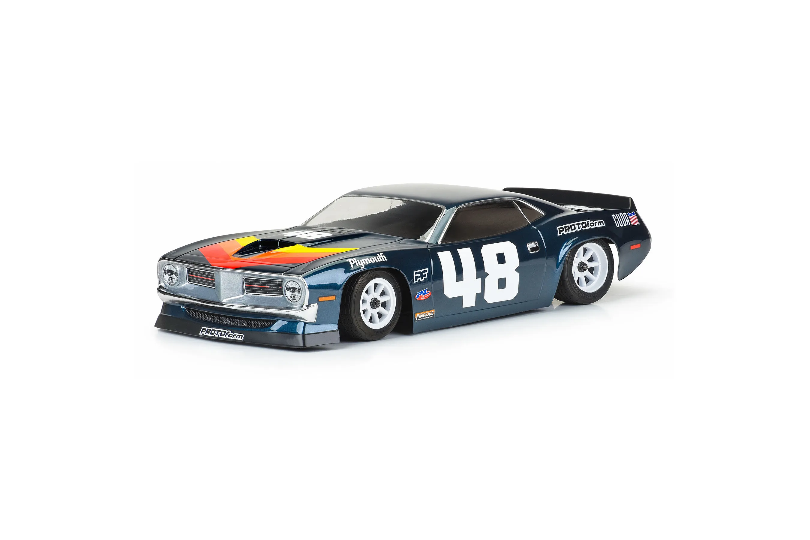 Protoform 1/10 1970 Plymouth Barracuda Unpainted VTA Body Shell