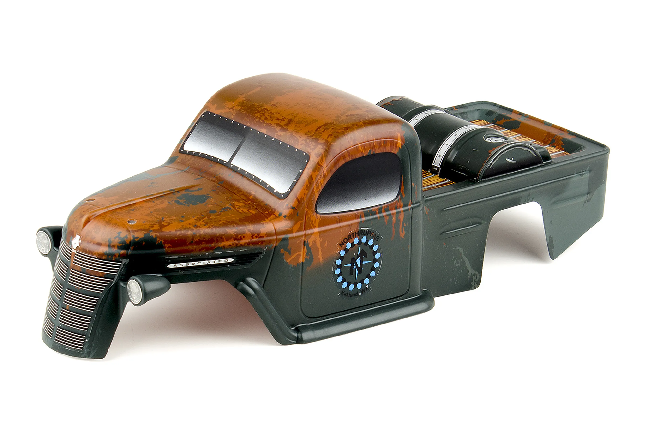 Team Associated Trophy Rat Painted Body Shell - Rat Rod