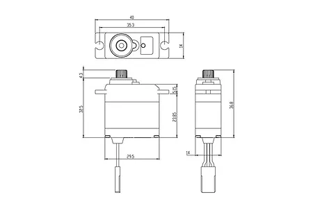 Savox SW-0267MG Micro 6kg 6V Metal Geared Waterproof Servo