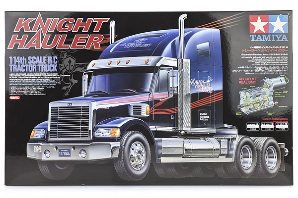Tamiya Grand Hauler RC Truck Electric 4WD 1/14 Scale Kit - Black Edition