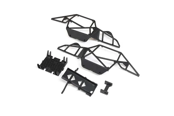 Axial Cage Sides, Skid Plate, Battery Tray: Gilamon AXP8
