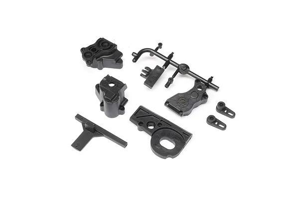 Axial Motor Mount, Trans Case & Linkage: 1/10 SCX10 PRO Comp Scaler