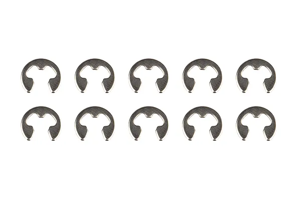 Team Associated 3mm E-Clips 10Pcs