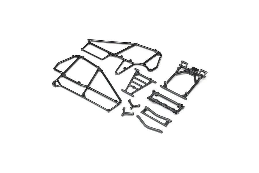 Losi Cage Set, Black: 22S Sprint