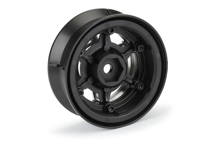 Pro-Line 1/10 Holcomb Aluminum Front/Rear 1.9" 12mm Crawler Wheels (2)